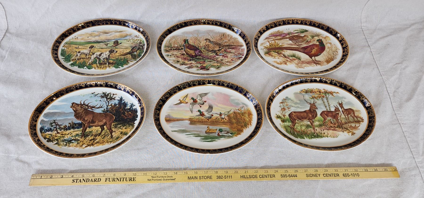 Lot of wildlife Themed Plates