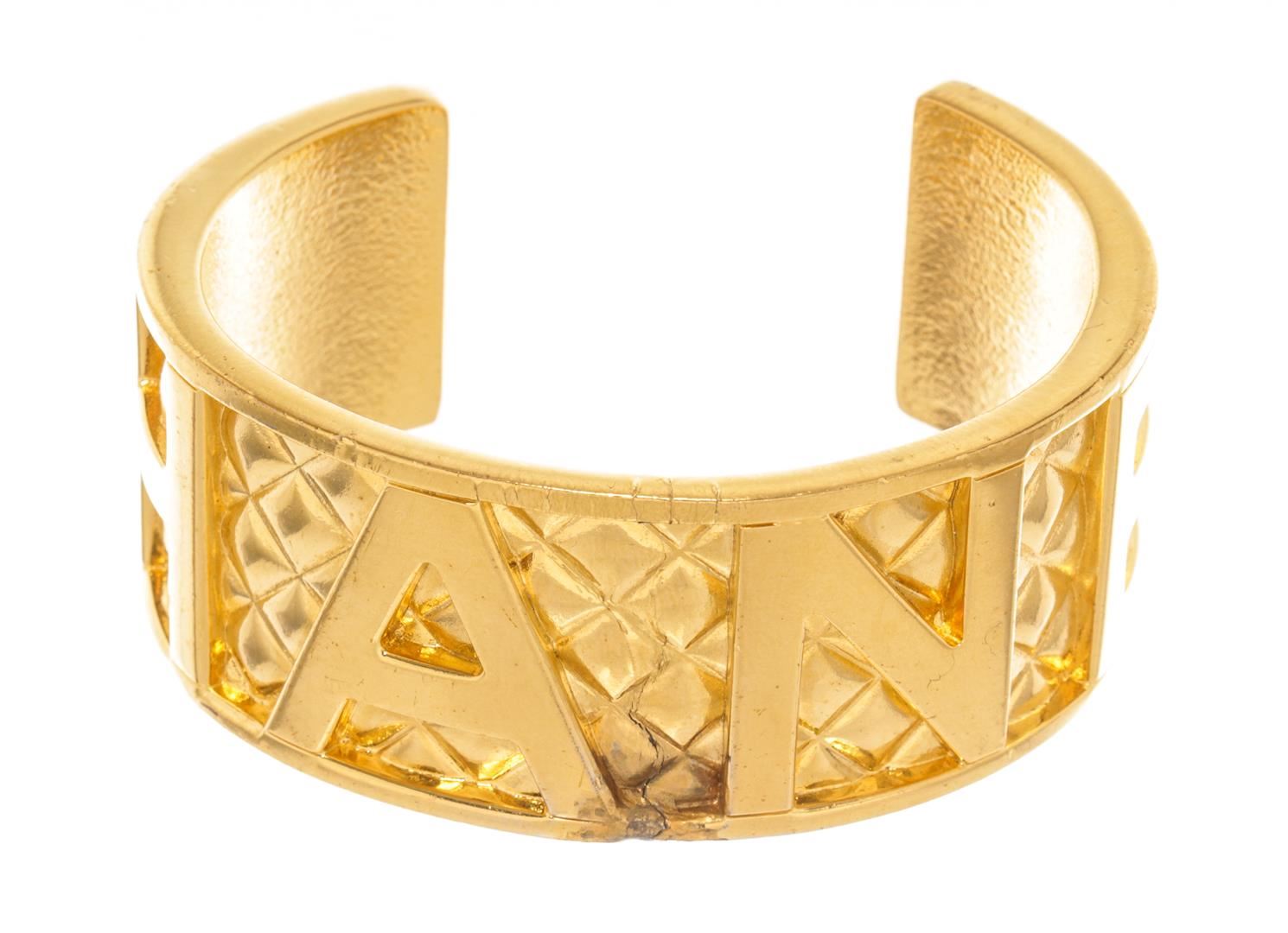Chanel Gold Cuff Bangle