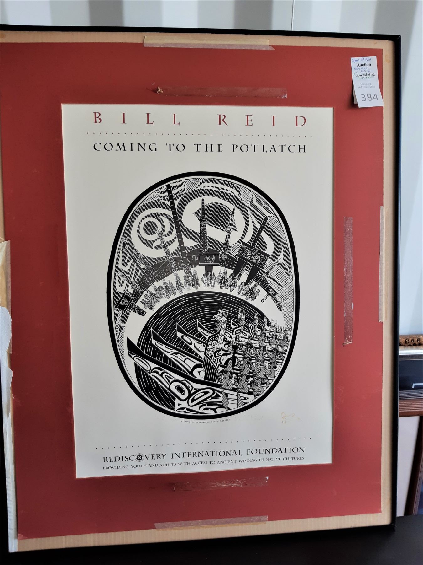 Signed Bill Reid Poster Cat A