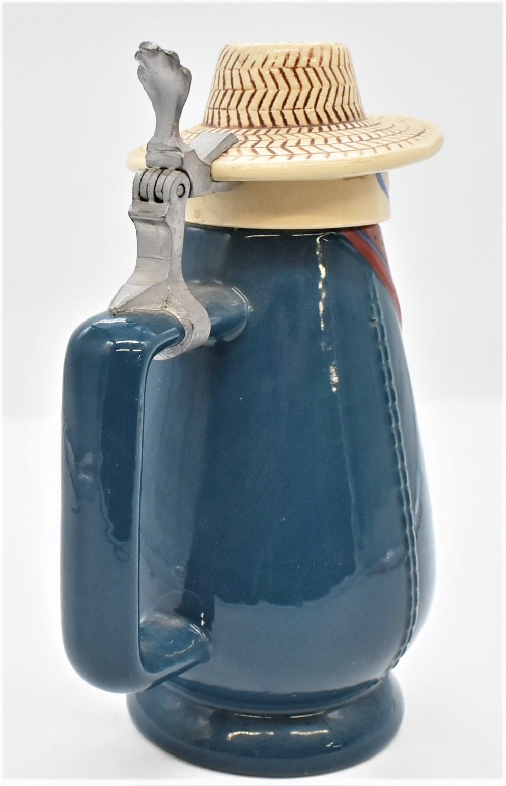 German Utica Club Farmer Mugee Character Stein