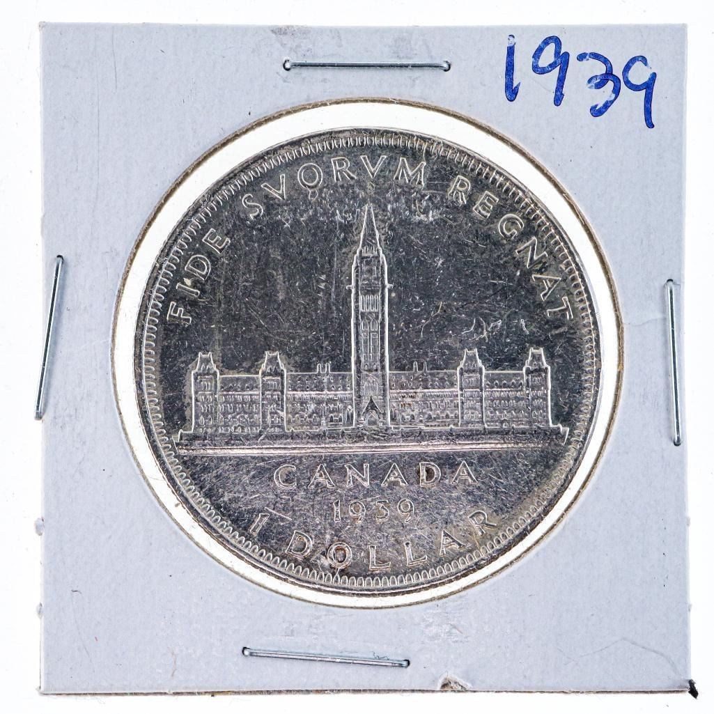 Canada, 1939 King George Silver Dollar