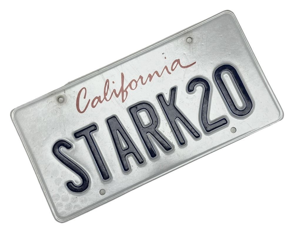 Iron Man Cinematic Universe - STARK 20 License Plate