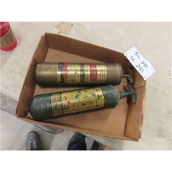 Us Army Air Force Fire Extinguisher And Ctc Fire Extinguisher Pyrene England Mcsherry Auction