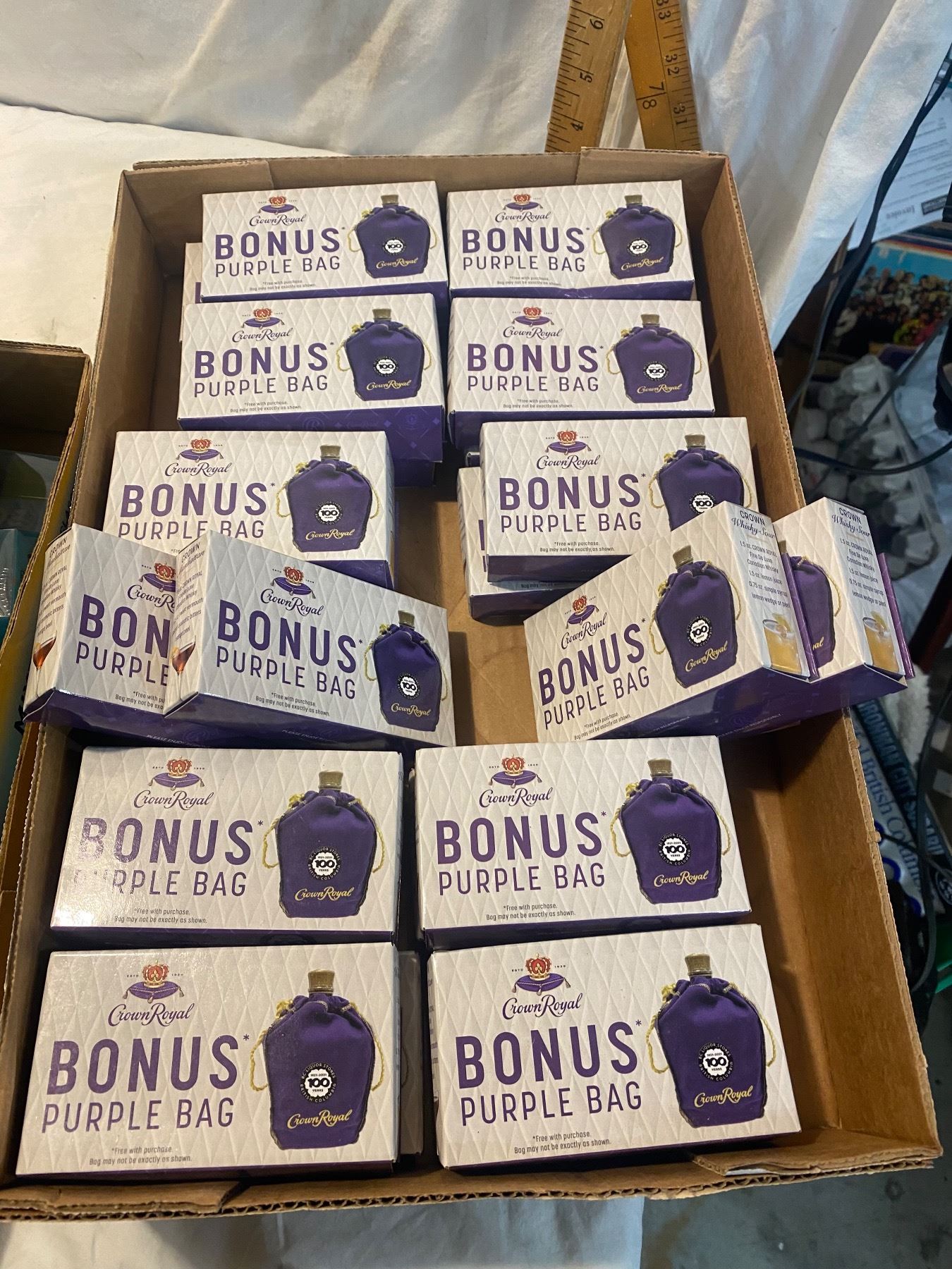 Crown Royal purple bags