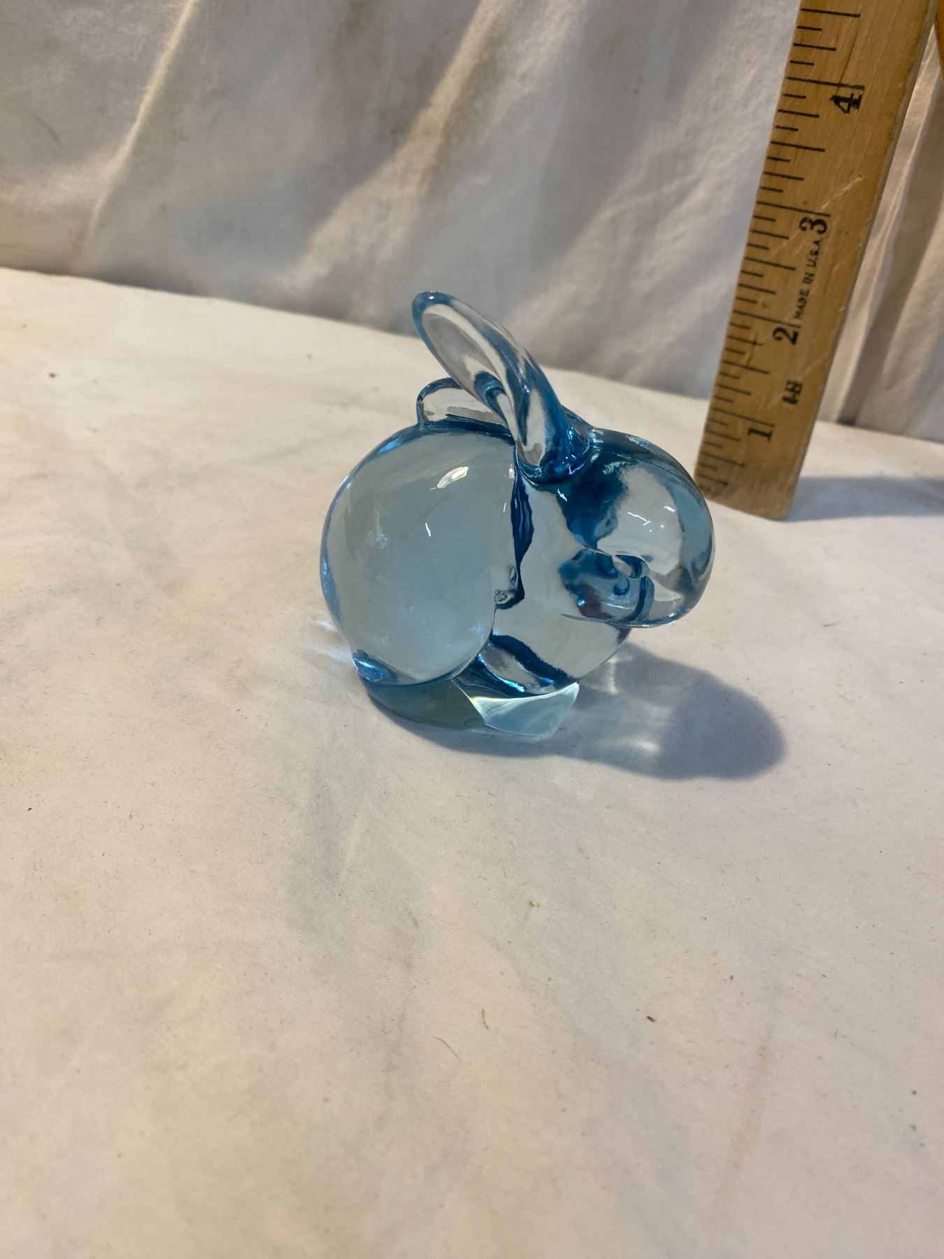 Light blue Fenton bunny