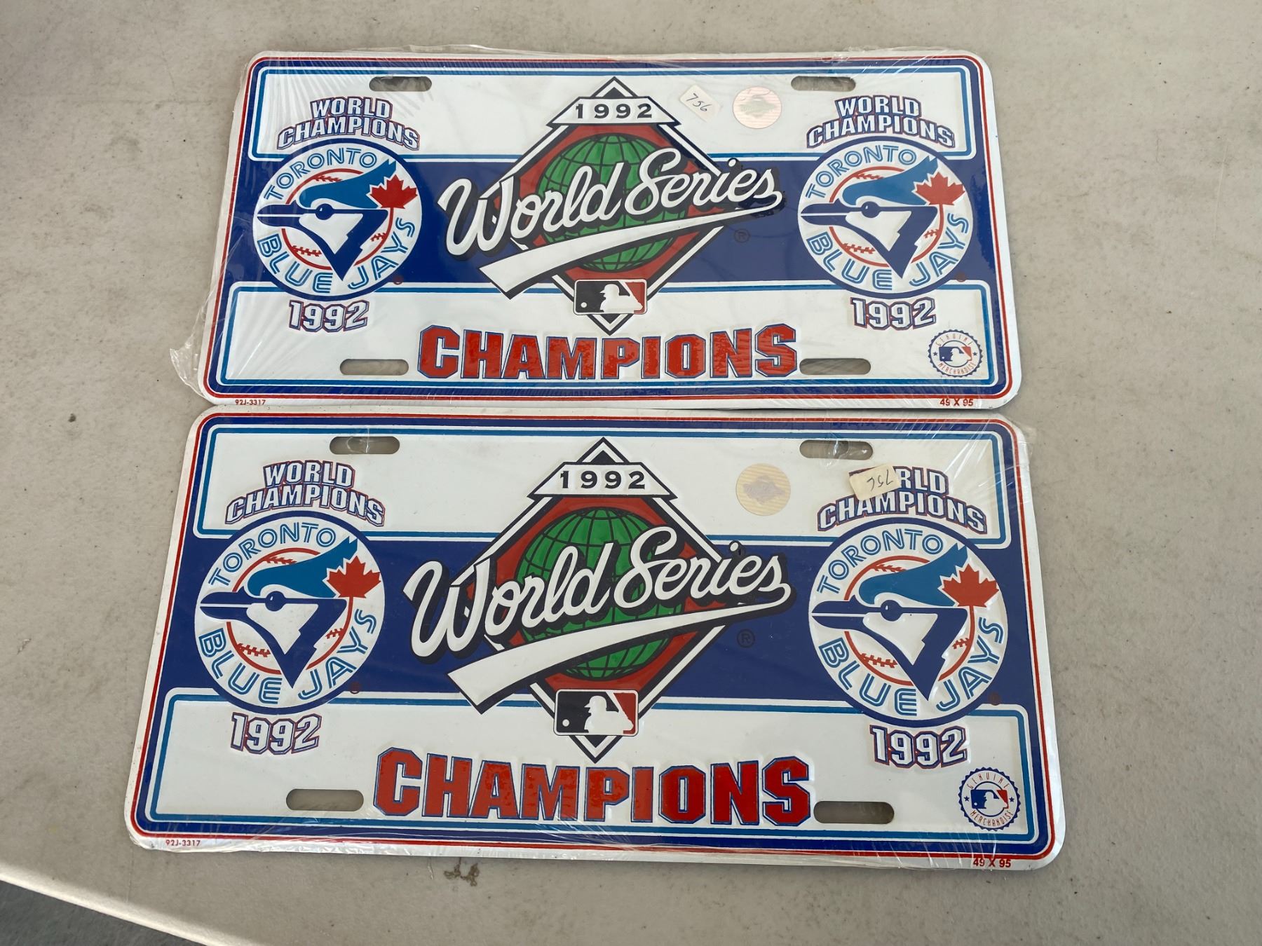 World Series collectible license plates