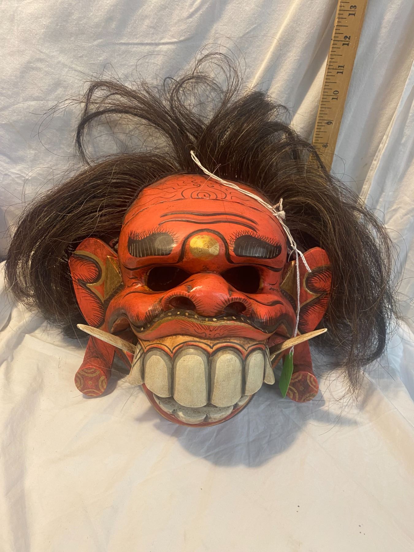Baring Rangda Indonesia red demon mask