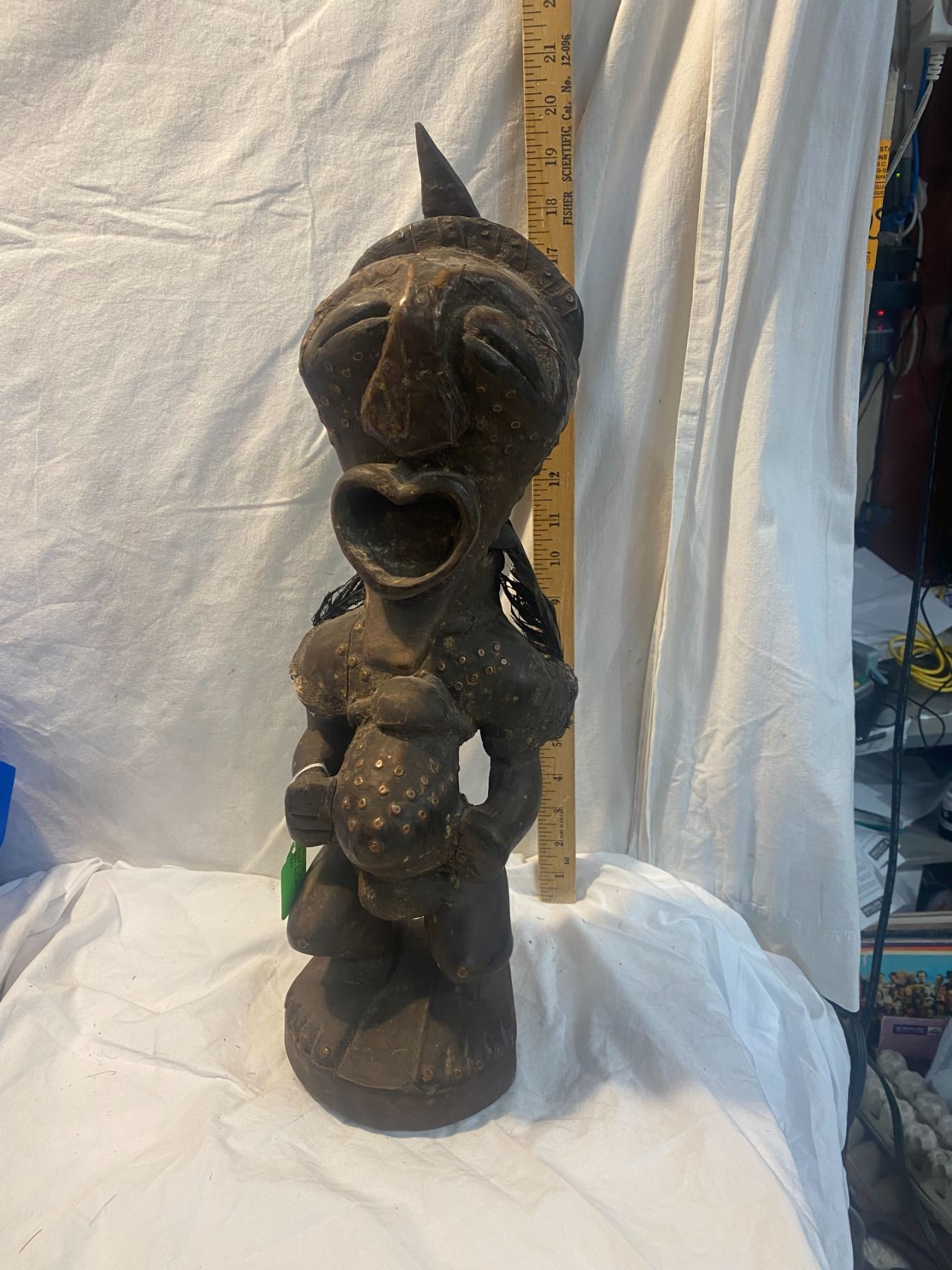 Single Nkishi Power Figure Congo Africa