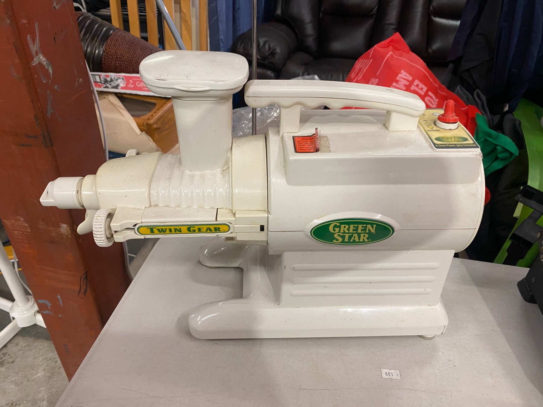 Green star twin gear juicer