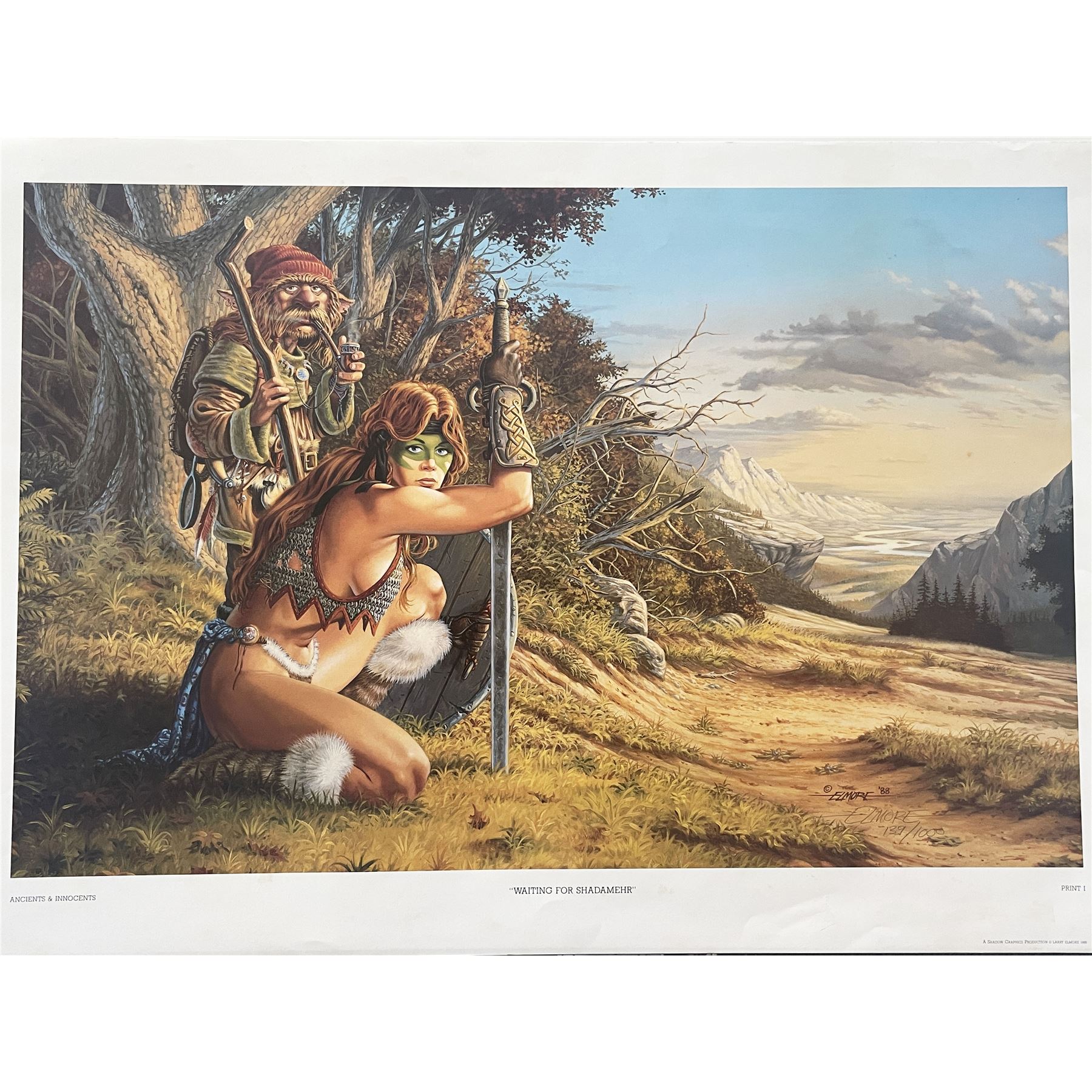 Ancients & Innocents - Waiting For Shadamehr Artwork by Larry Elmore