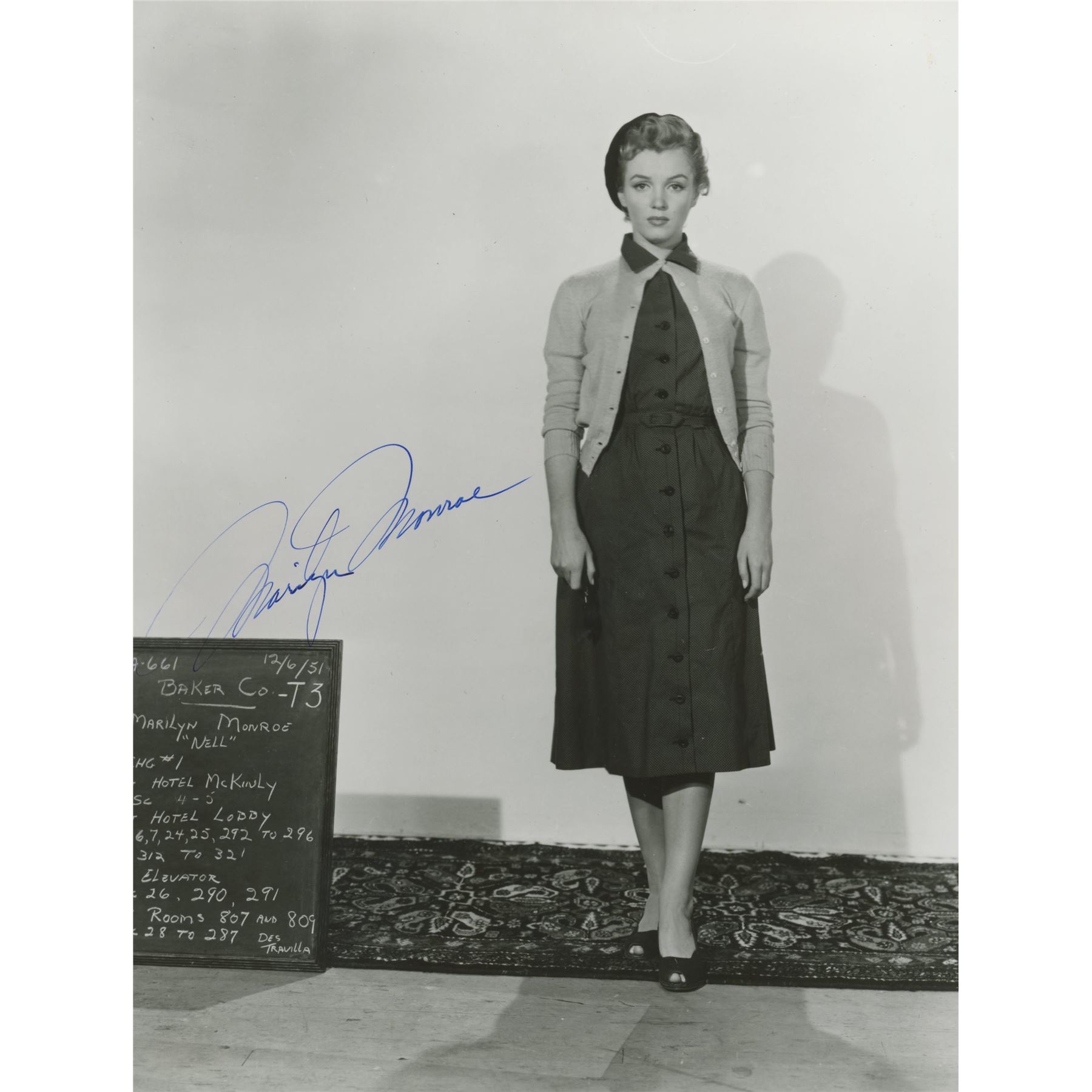 Marilyn Monroe signed photo. GFA Authenticated Marilyn Monroe signed photo. GFA Authenticated
