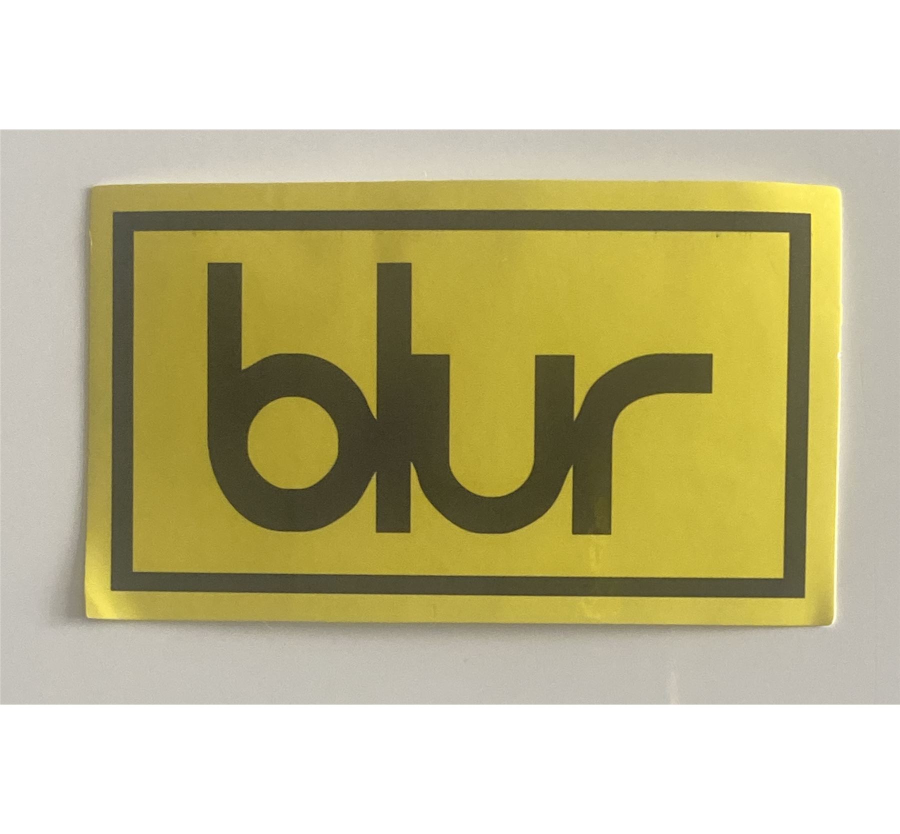 Blur sticker