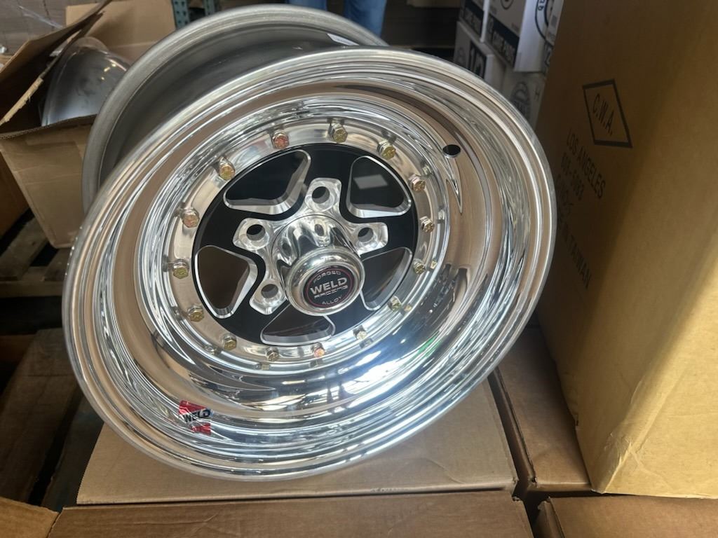 Qty 4 Weld Engineering 88b 508278 Aluma Star Wheels 15x8 And Box Caps