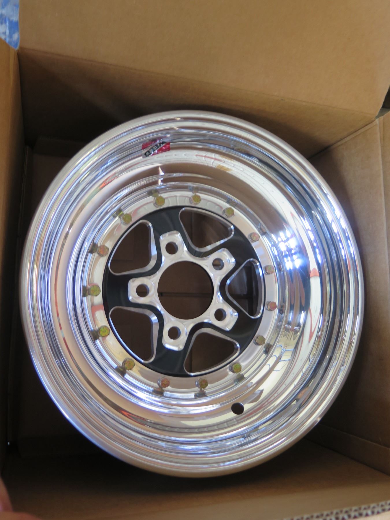 Qty 4 Weld Engineering 88b 508278 Aluma Star Wheels 15x8 And Box Caps
