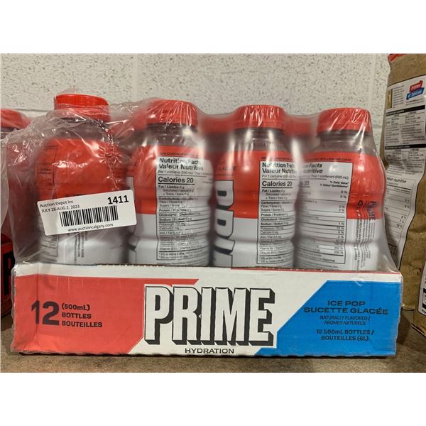 Prime Ice Pop Energy Drink 12 X 500ml