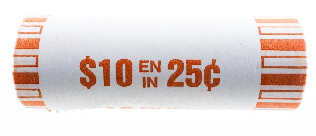 Canada 2018 Mint Roll 25 Cent Coins Caribou x 40 Coins