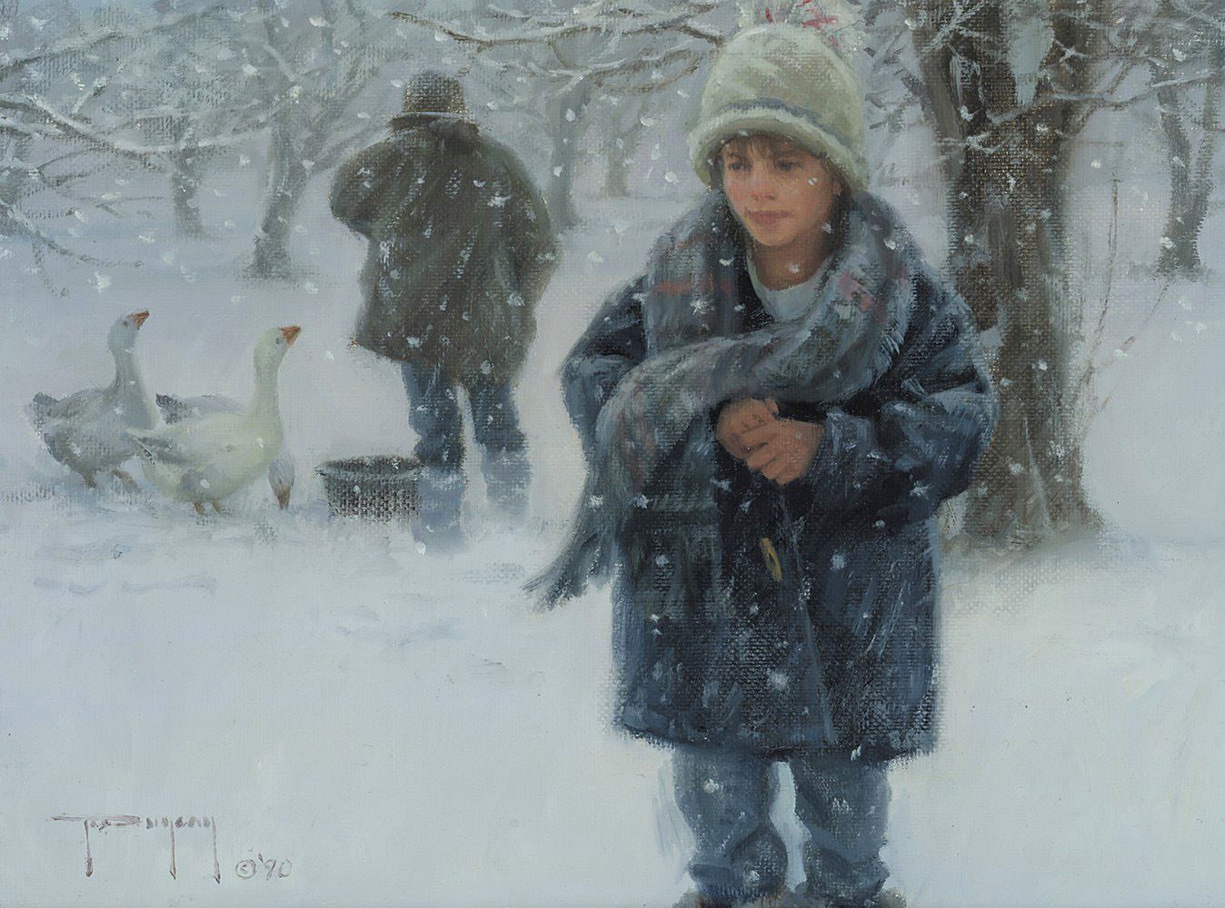 Robert Duncan-Snow Geese