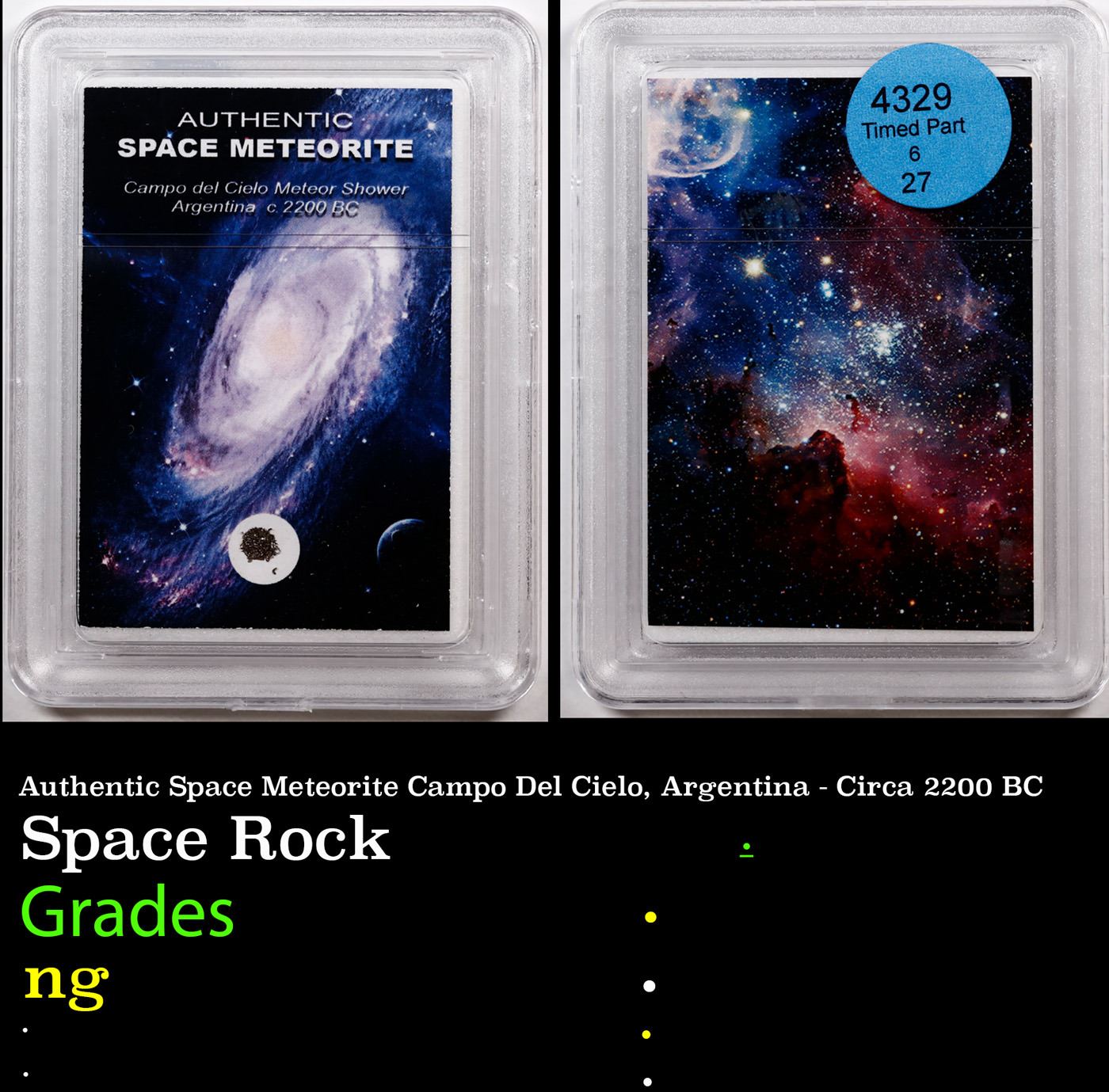 Authentic Space Meteorite Campo Del Cielo, Argentina - Circa 2200 BC ...