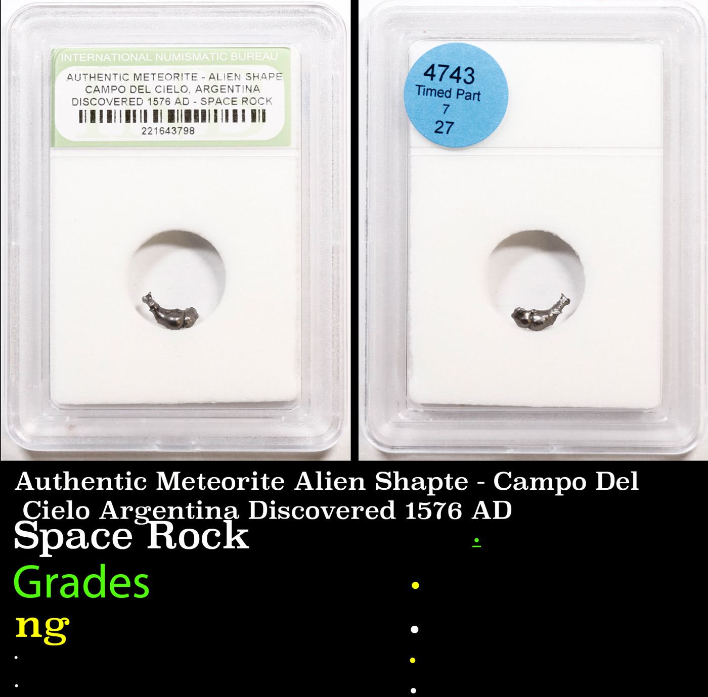 Authentic Meteorite Alien Shapte - Campo Del Cielo Argentina Discovered ...