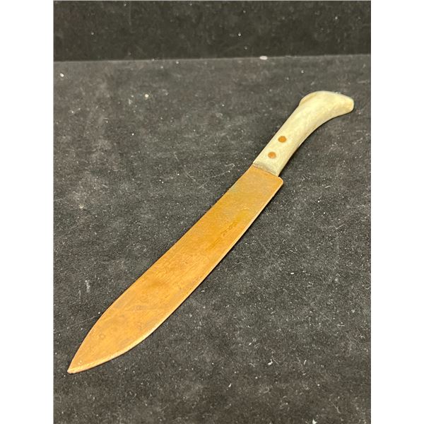 Inuit Snow Knife - Copper Blade with Bone Handle - Blade Marked ...