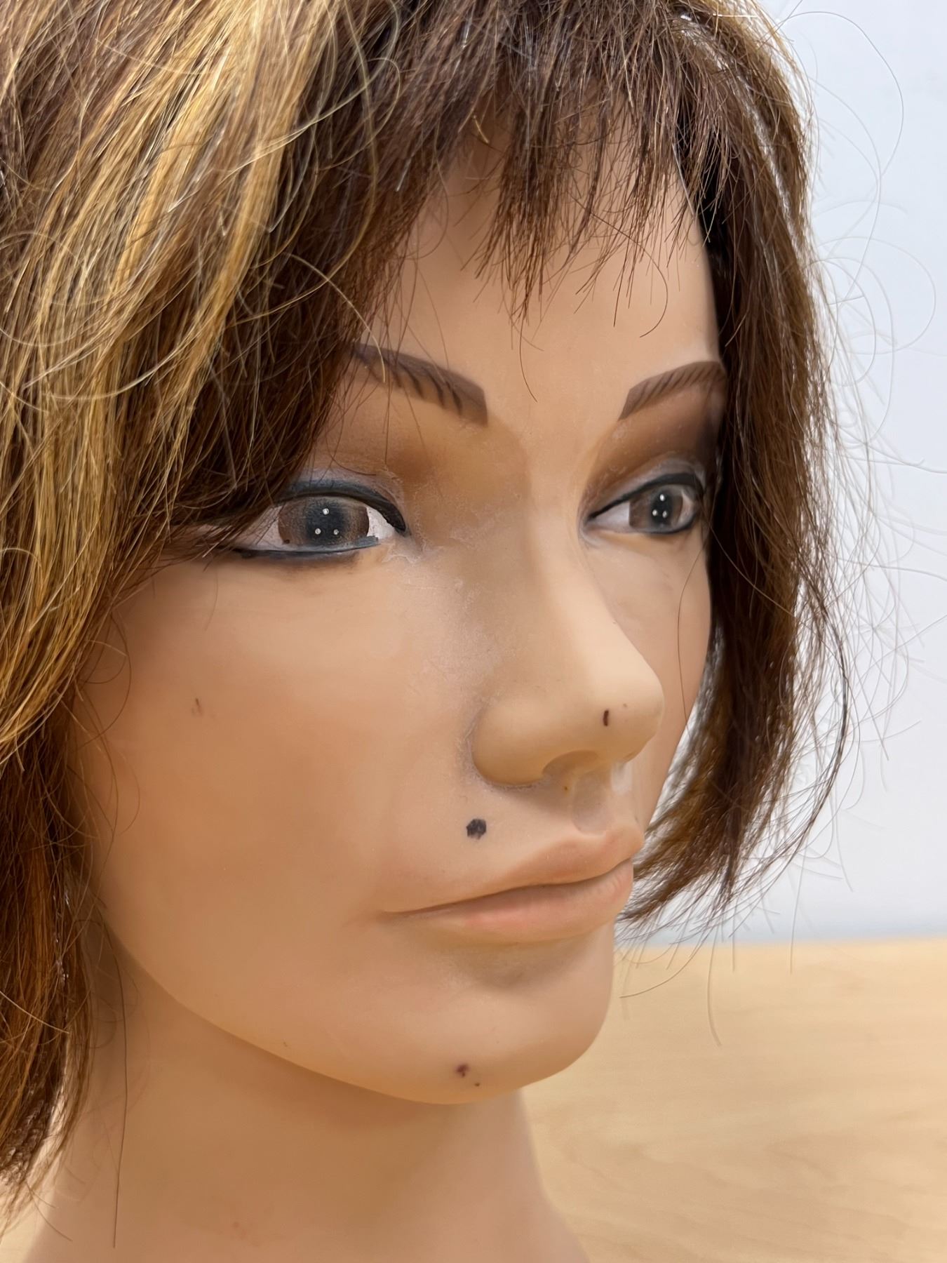Erika - Real Hair? Pivot Point Mannequin Head - about 10"T