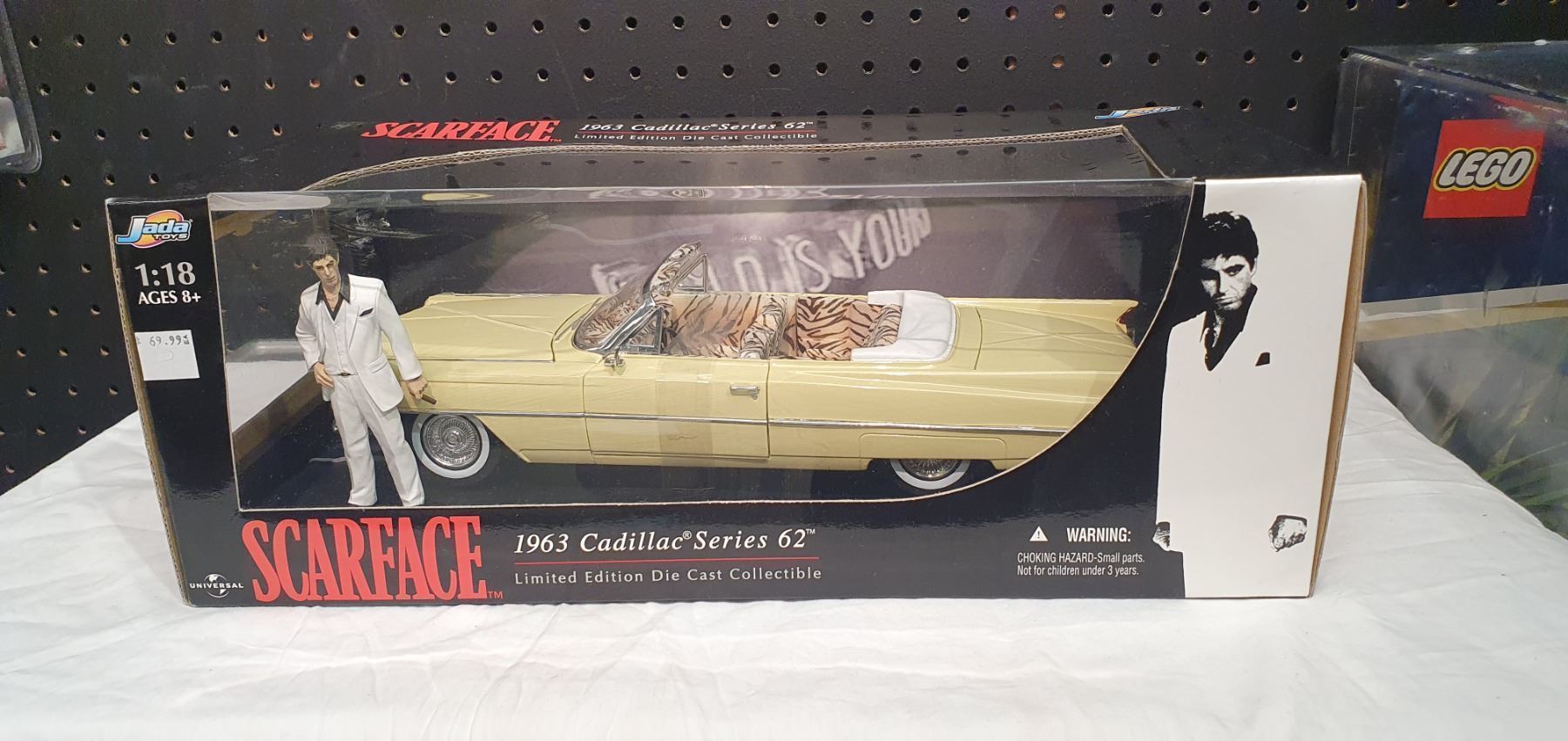 "Scarface" - Limited Edition 1963 Cadillac Series 62 "Cream Puff" 1:18 ...