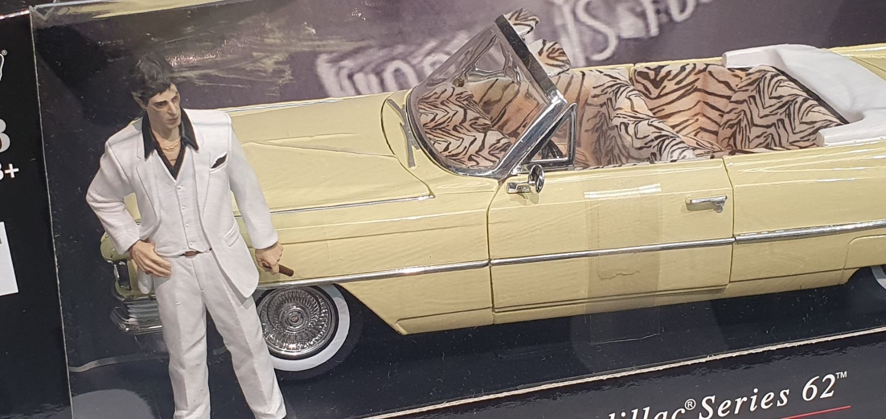 "Scarface" - Limited Edition 1963 Cadillac Series 62 "Cream Puff" 1:18 ...