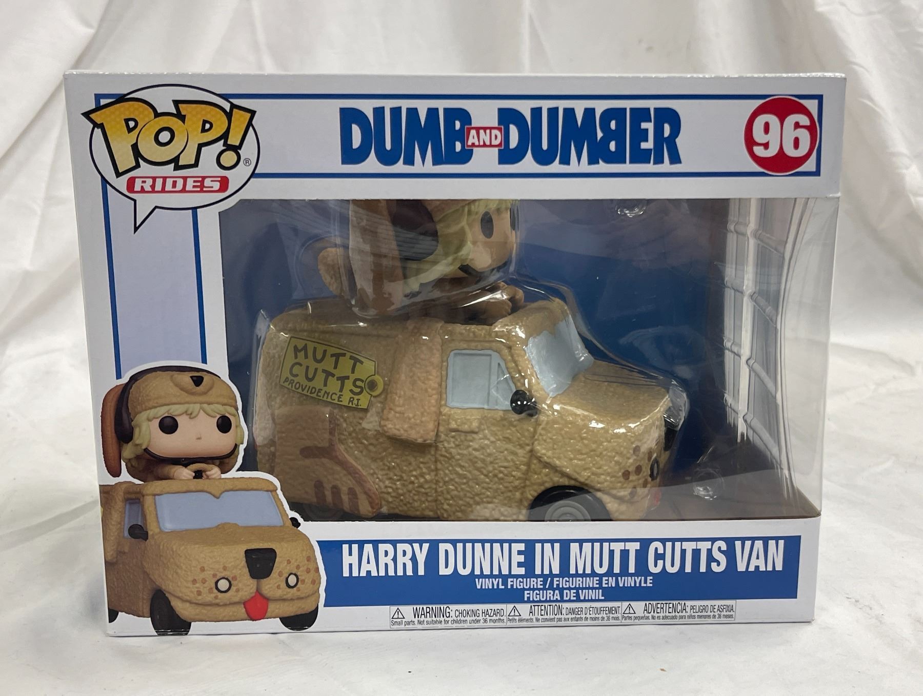 Funko Pop! Rides Dumb and Dumber Harry Dunne In Mutt Cutts Van vinyl ...