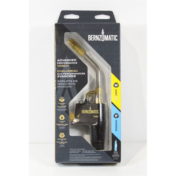 NEW BERNZOMATIC PERFORMANCE TORCH