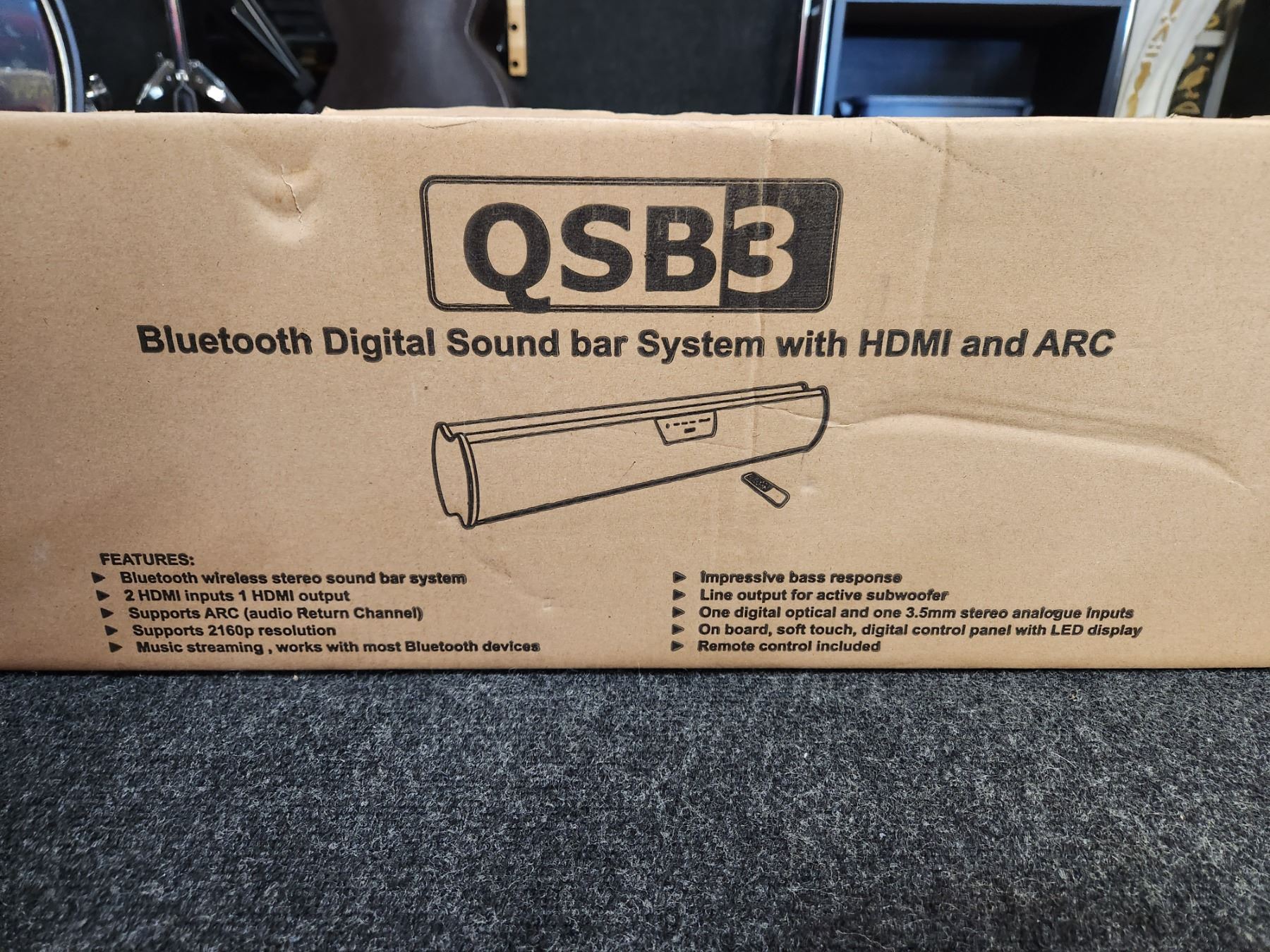 New QSB3 Bluetooth Digital Sound Bar