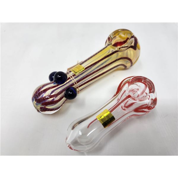 New Borosilicate Hand Blown Pipes