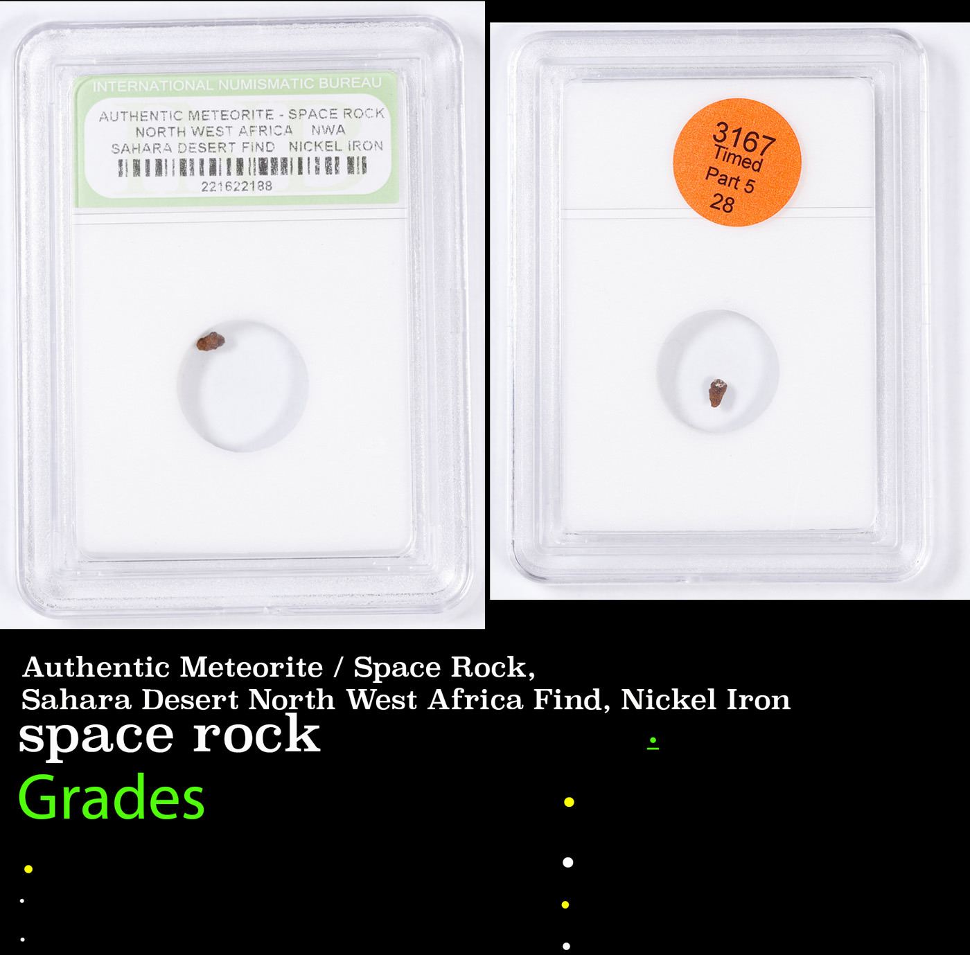 Authentic Meteorite / Space Rock, Sahara Desert North West Africa Find ...