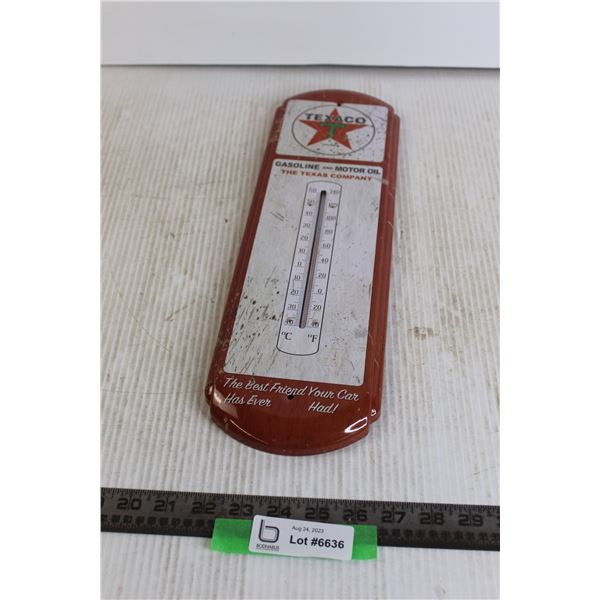 Texaco Thermometer Bodnarus Auctioneering