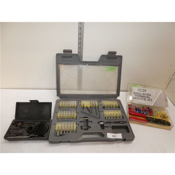 insulated terminal service kit, hole saws,