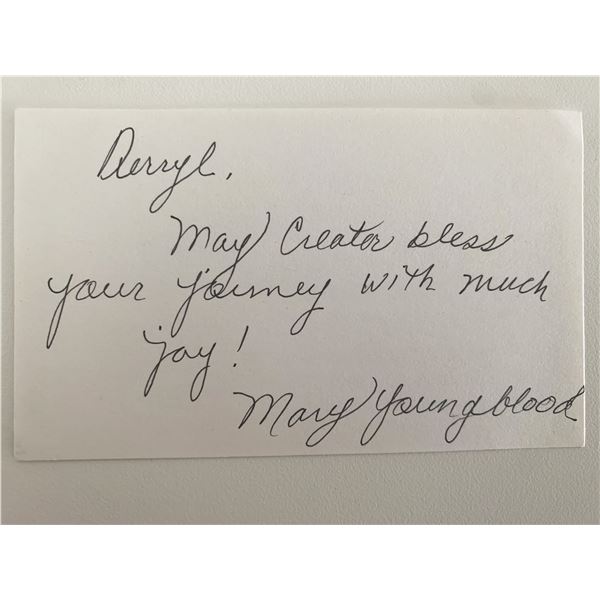 Mary Youngblood original signature