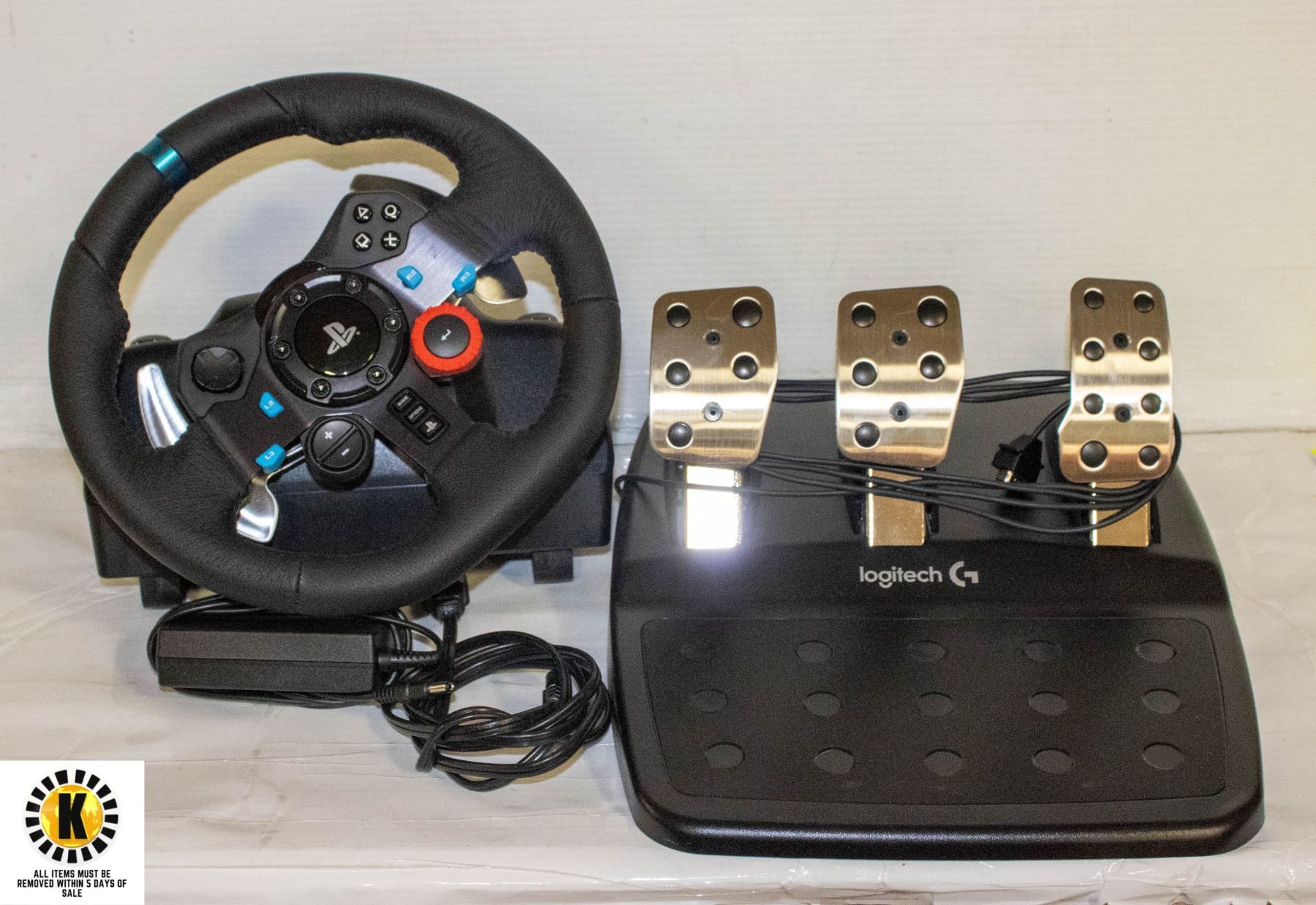 LOGITECH G29 DRIVING FORCE RACING WHEEL WITH Kastner Auctions logitech-g29-driving-force-racing-wheel-with-kastner-auctions