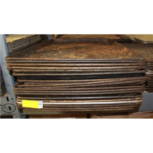 Stack Of 15 Full Size Bun Pans