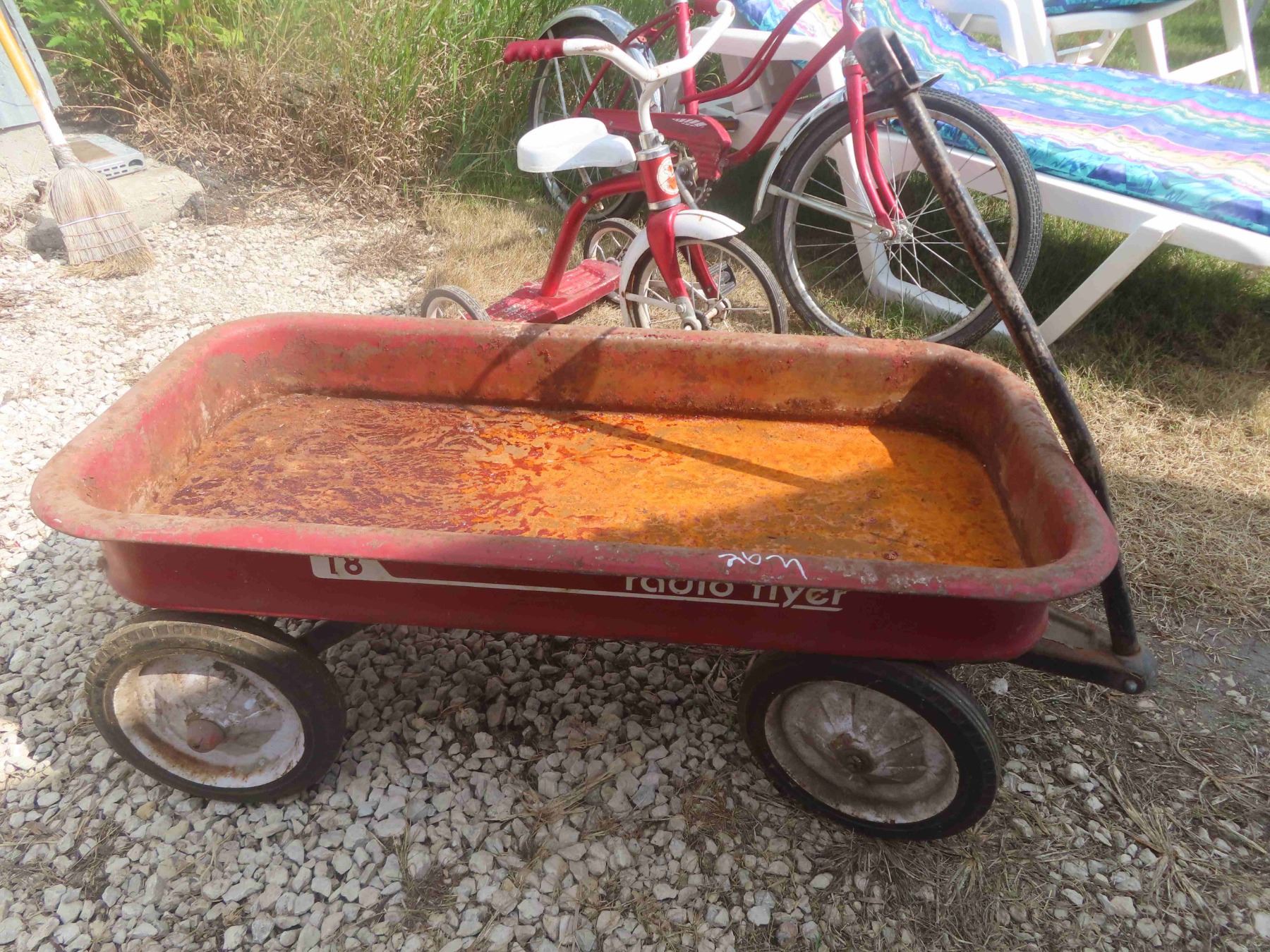 Radio Flyer Metal Wagon Mcsherry Auction Service Ltd