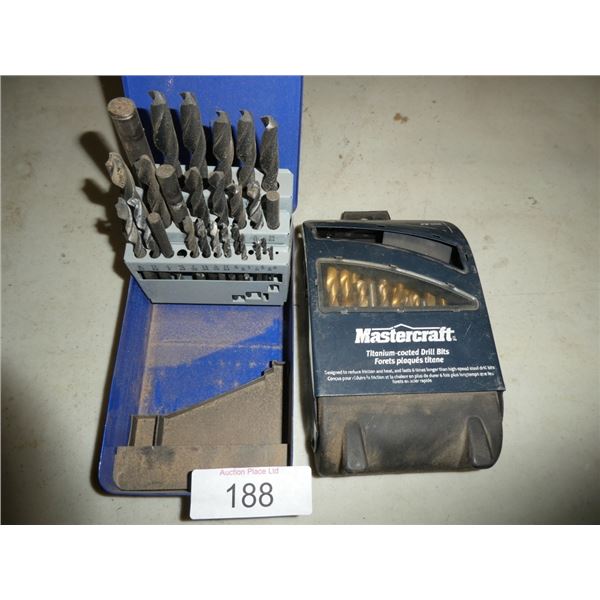 Mastercraft titanium-coated drill bits, drill