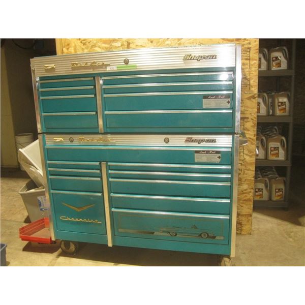 Snap-on tool chest (54"x24"x61") on wheels w/