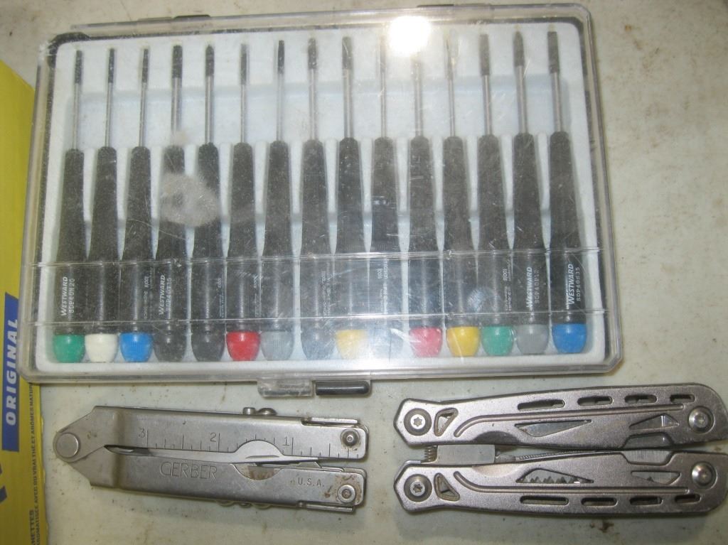 mini screwdriver set, multi-use tools, caliper