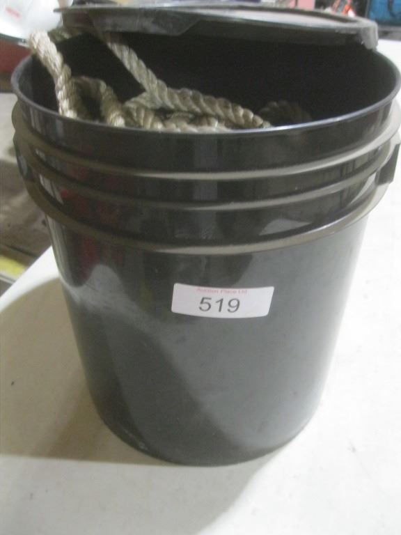 bucket with rope