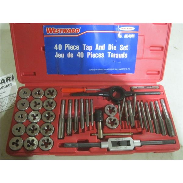 40 pc tap & die set
