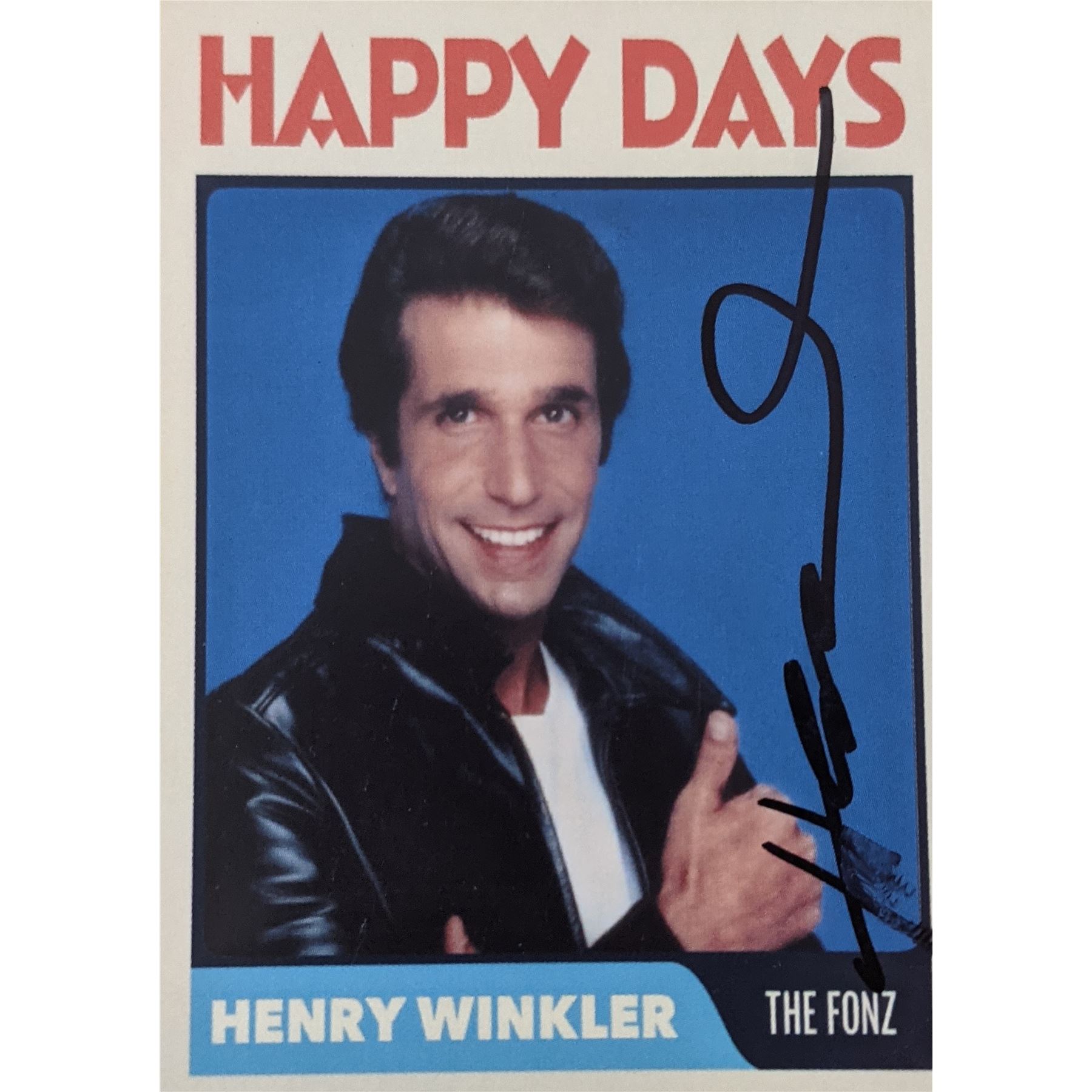 Henry Winkler/The Fonz Happy Days Trading Card