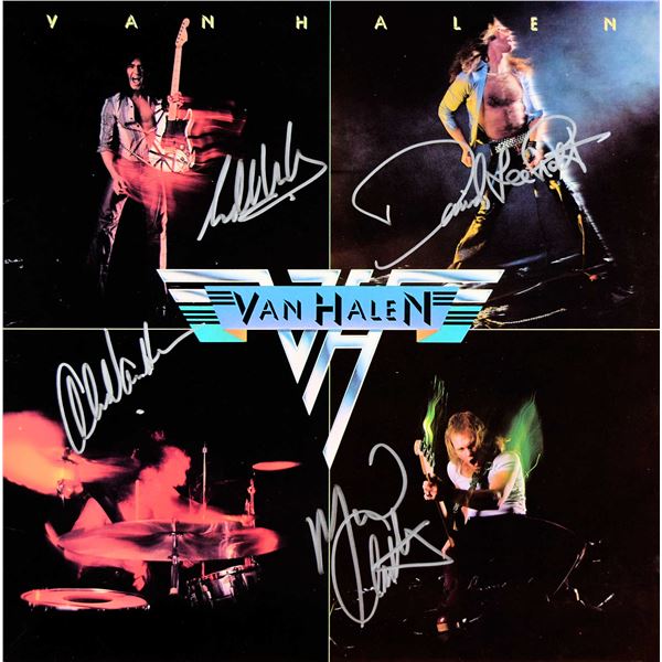 Van Halen signed debut album