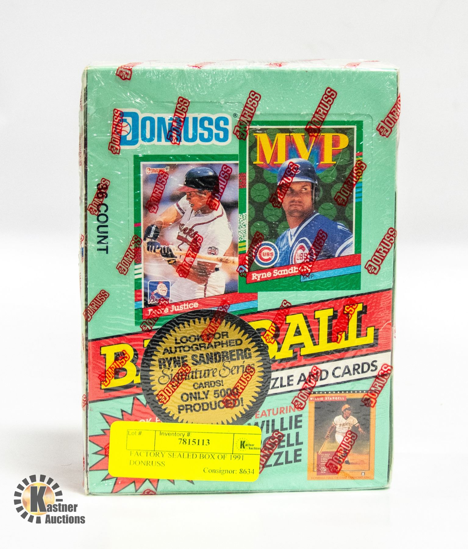 Factory Sealed Box Of 1991 Donruss