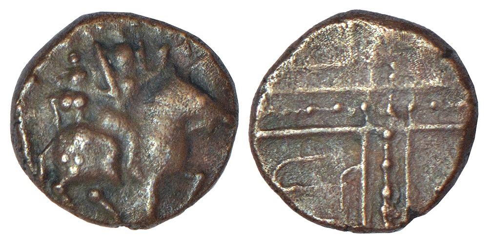 Medieval India: Nayakas of Vijayanagara - anonymous copper cash, South ...