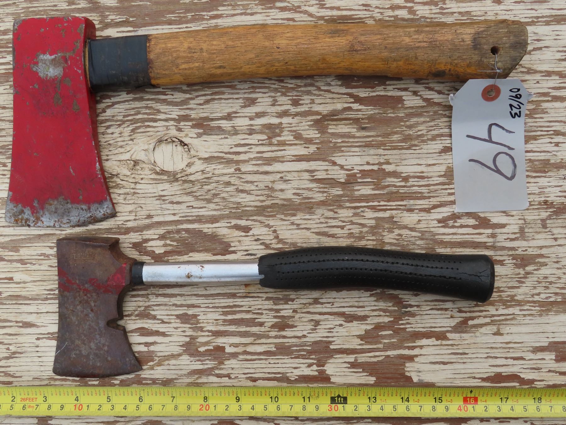 Fuller Hatchet & Red hatchet - Schmalz Auctions