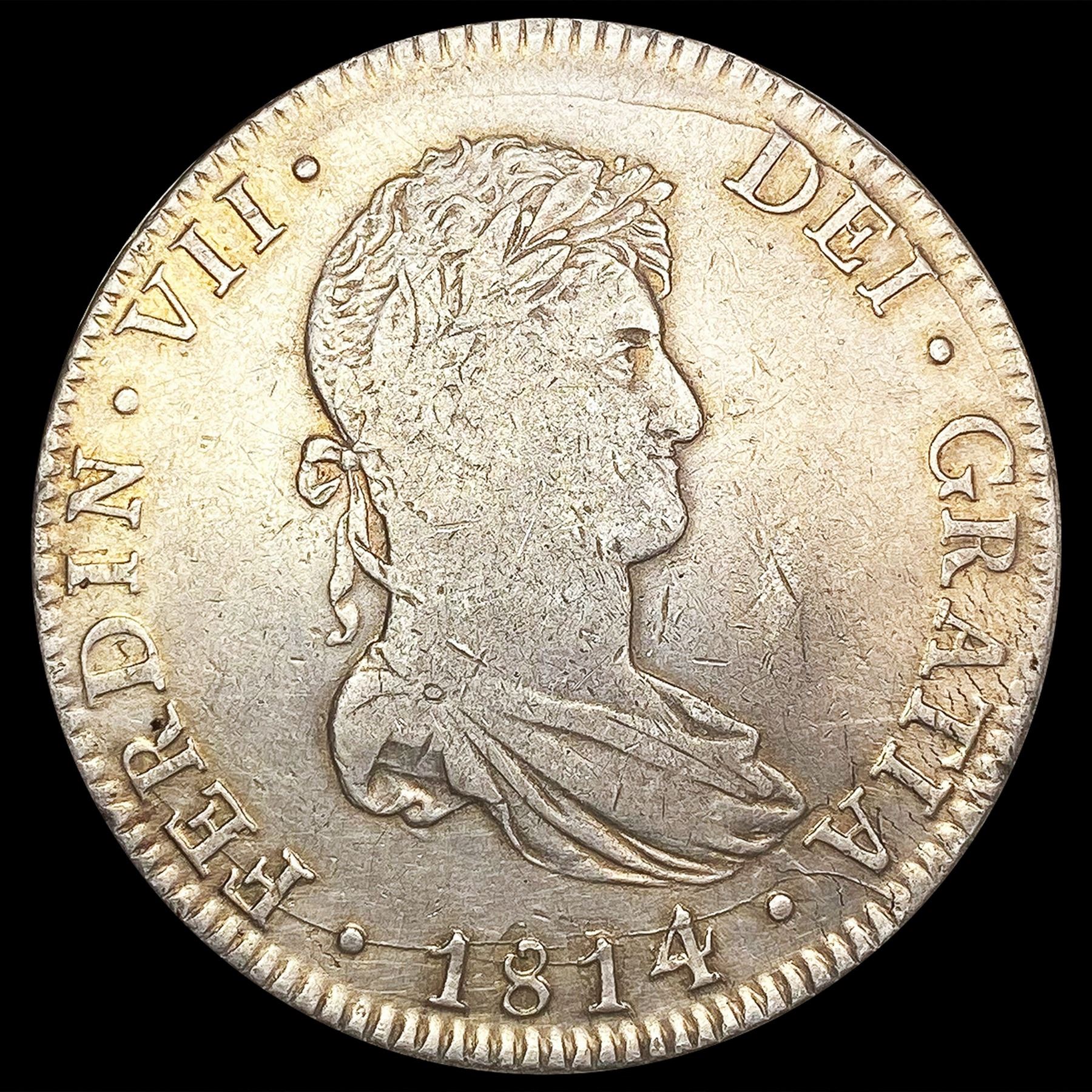 1814 Mexico Silver 8 Reales NICELY CIRCULATED