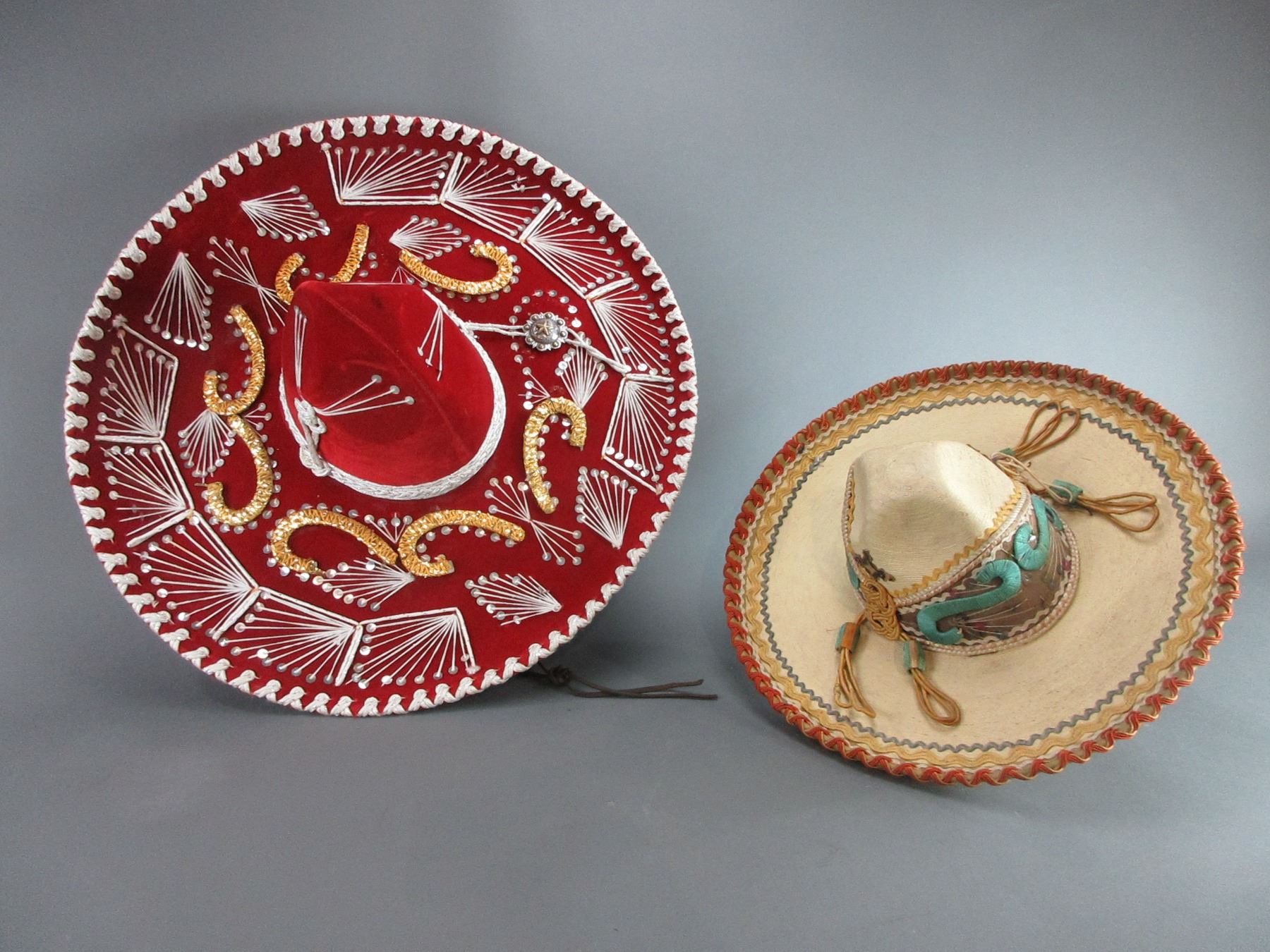 2 Fancy Mexican Sombreros